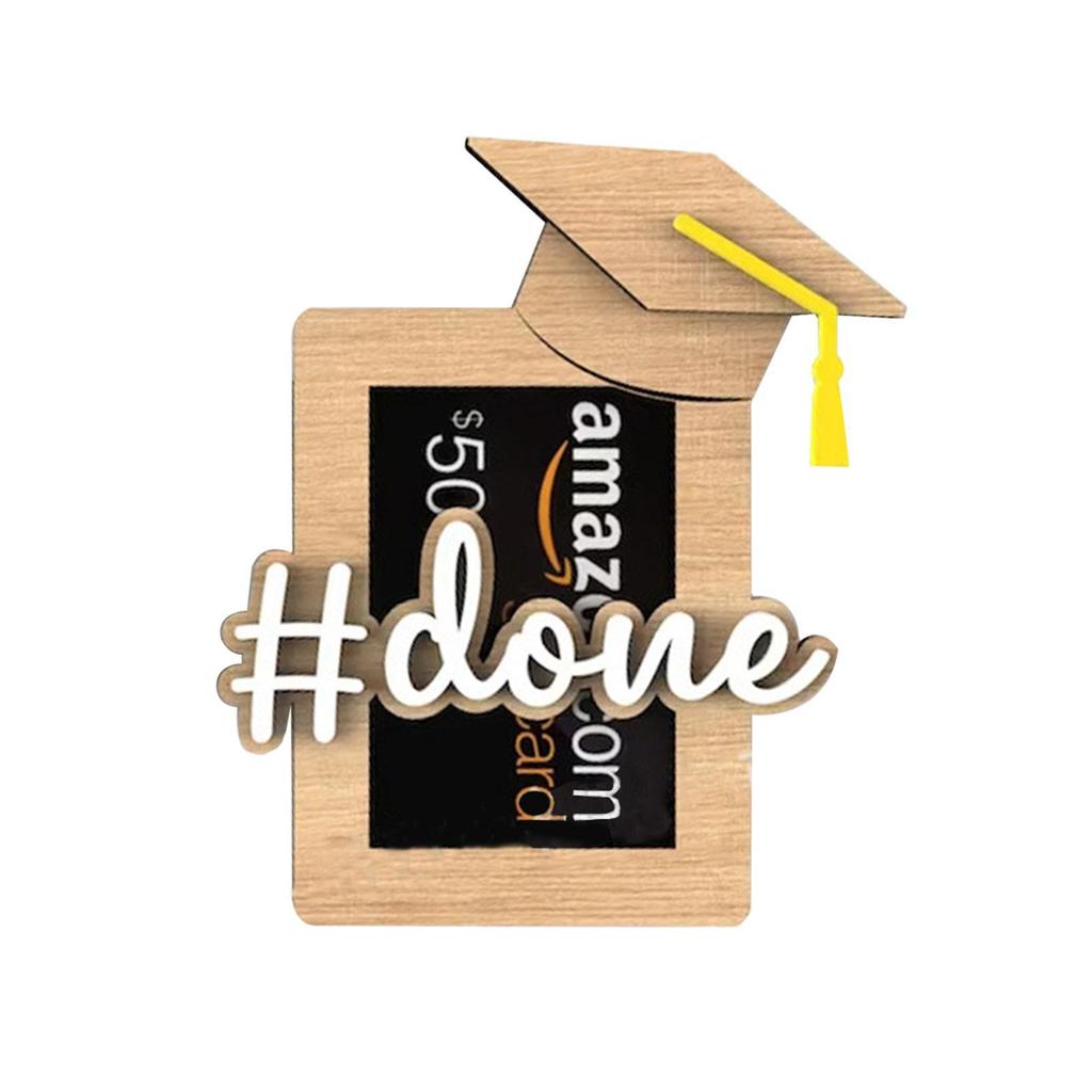 Satın alın Graduation Card Holder|Wooden Graduation Party Gift 2023 ...
