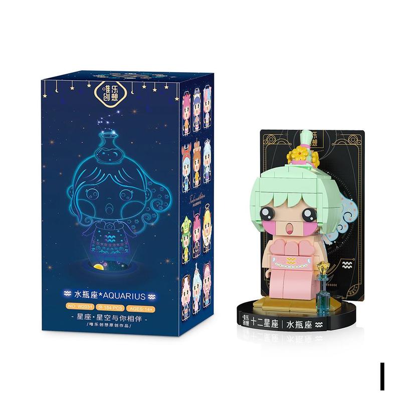 Buy 1 Set of Constellation Toys Twelve Constellations of Tiny Particle ...