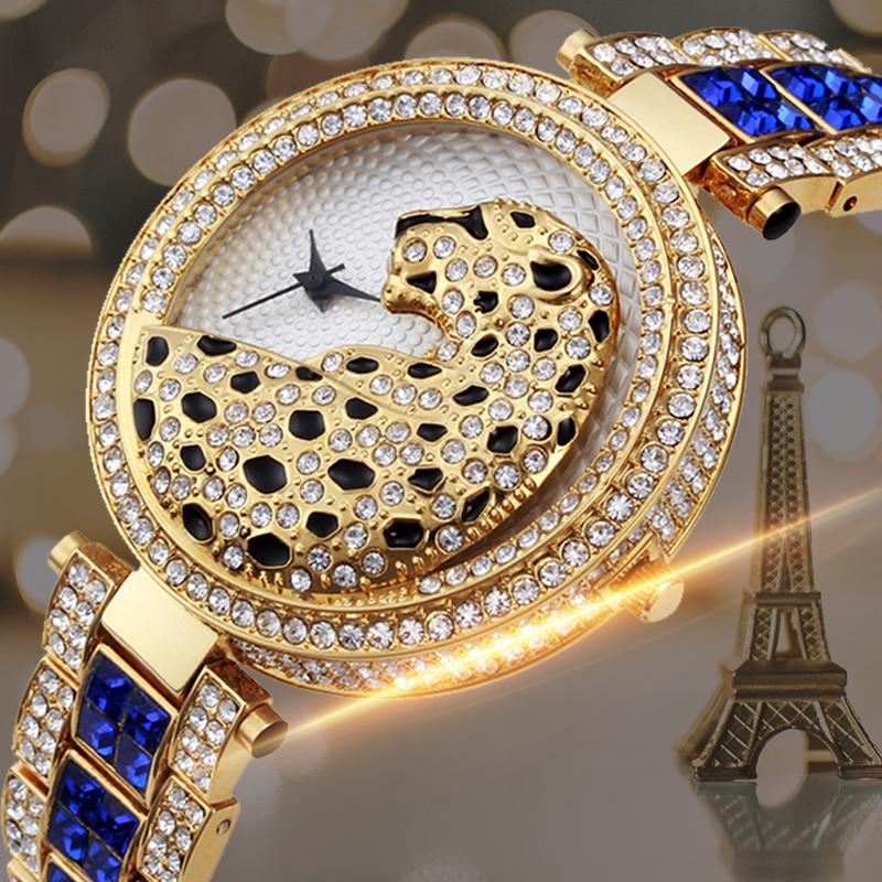Tiger Wonder Women Fashion Clock Ladies Gold Shockproof Waterproof ...