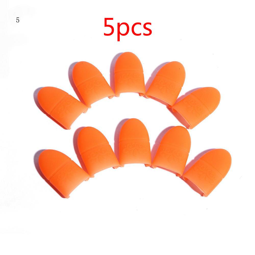 Buy 5PCS Silica Gel Nail Soak Off UV Gel Art Polish Remover Wrap Cap ...
