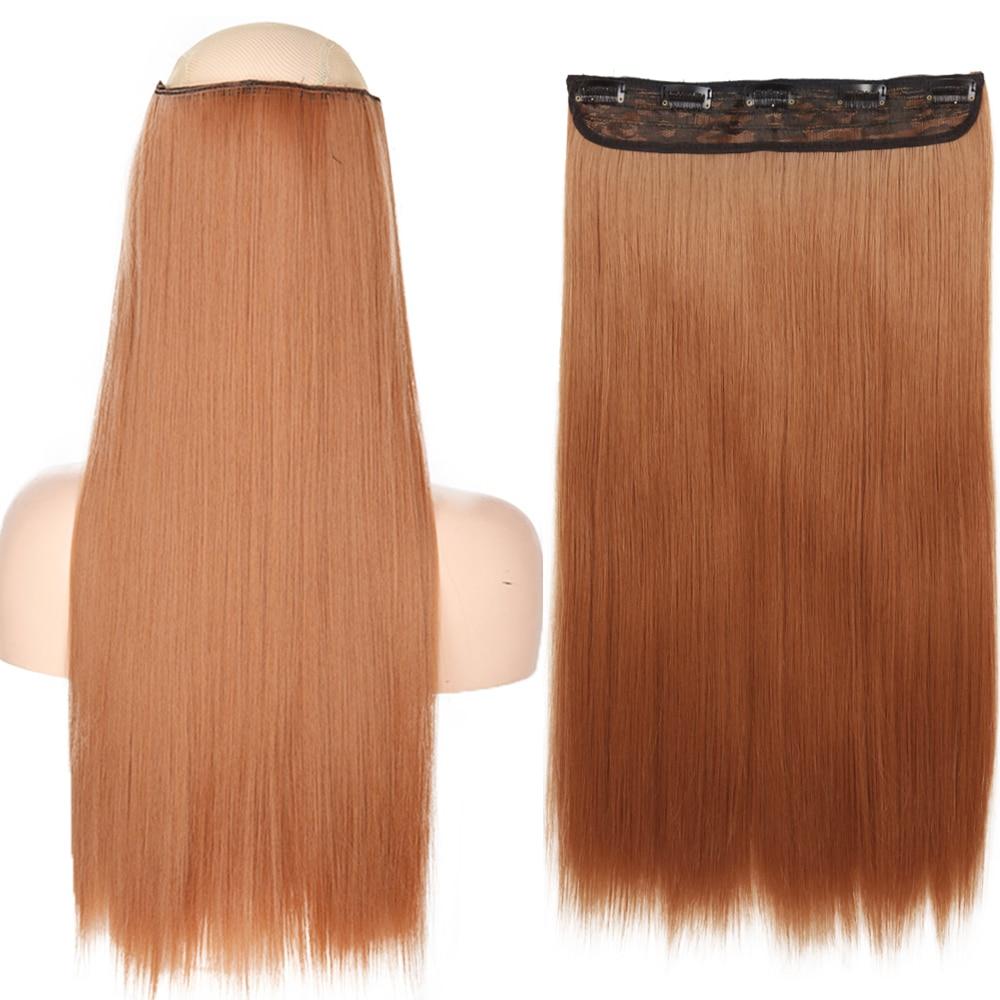 Buy XINRAN 32 Inch One Piece 5 Clips Synthetic Hair Extensions Long ...