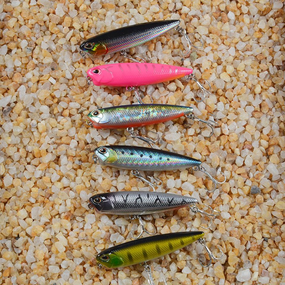 Buy Topwater Fishing Lure Hard Rattling Pesca Wobbler 65mm 5.5g Walker ...