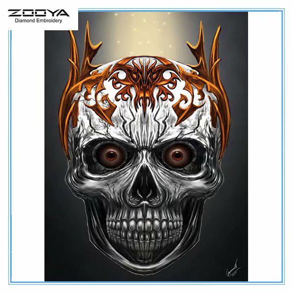 Buy ZOOYA DIY 5D Full Square Rhinestone Zombie Demon Diamond Embroidery ...