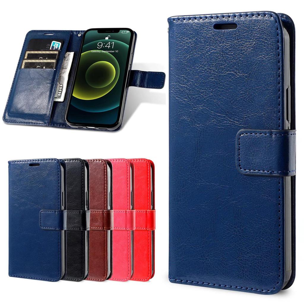 Buy Luxury Magnetic PU Leather Wallet Card Slot Flip Case Cover For ...