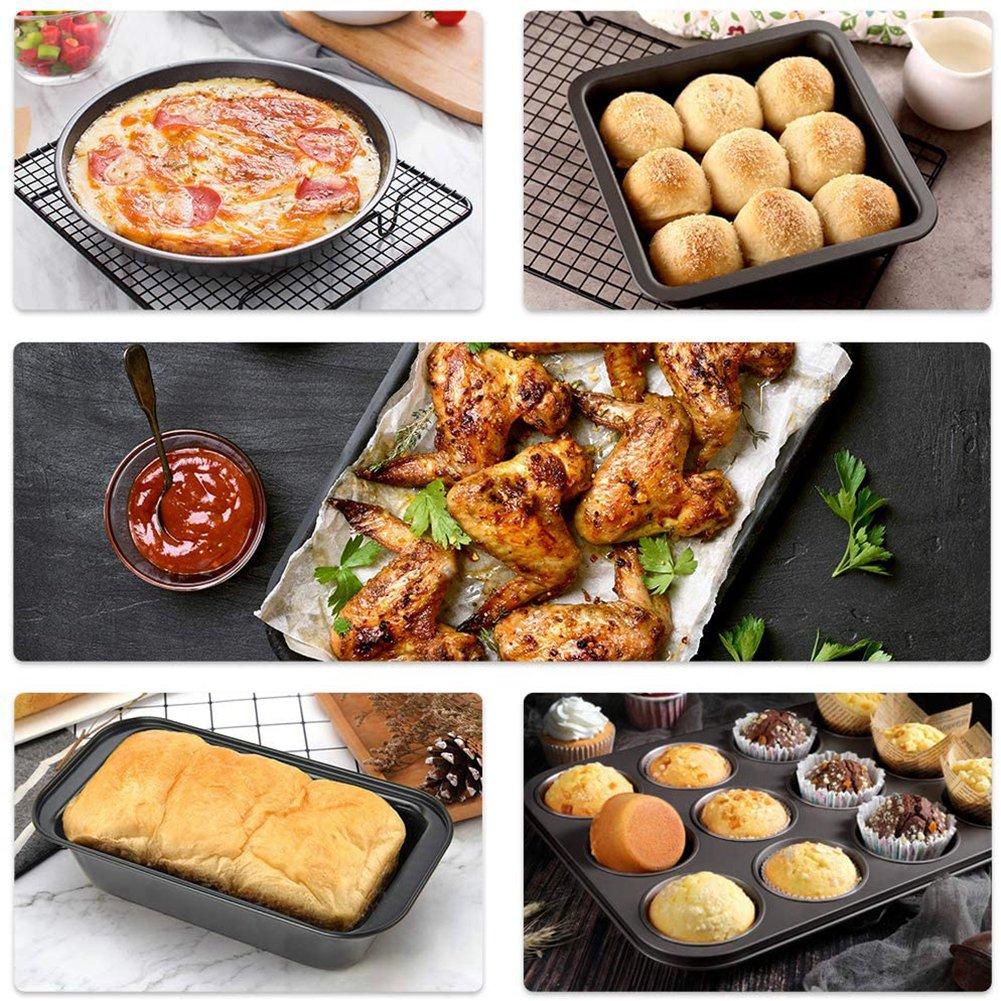 Buy Nonstick Bakeware Baking Tray Cake Set,Including Live Cake Pan ...