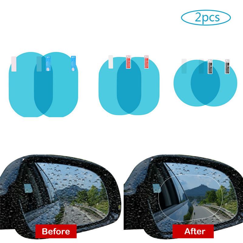 Buy 2PCS Anti Fog Car Mirror Clear Film Anti-glare Car Rearview Mirror ...