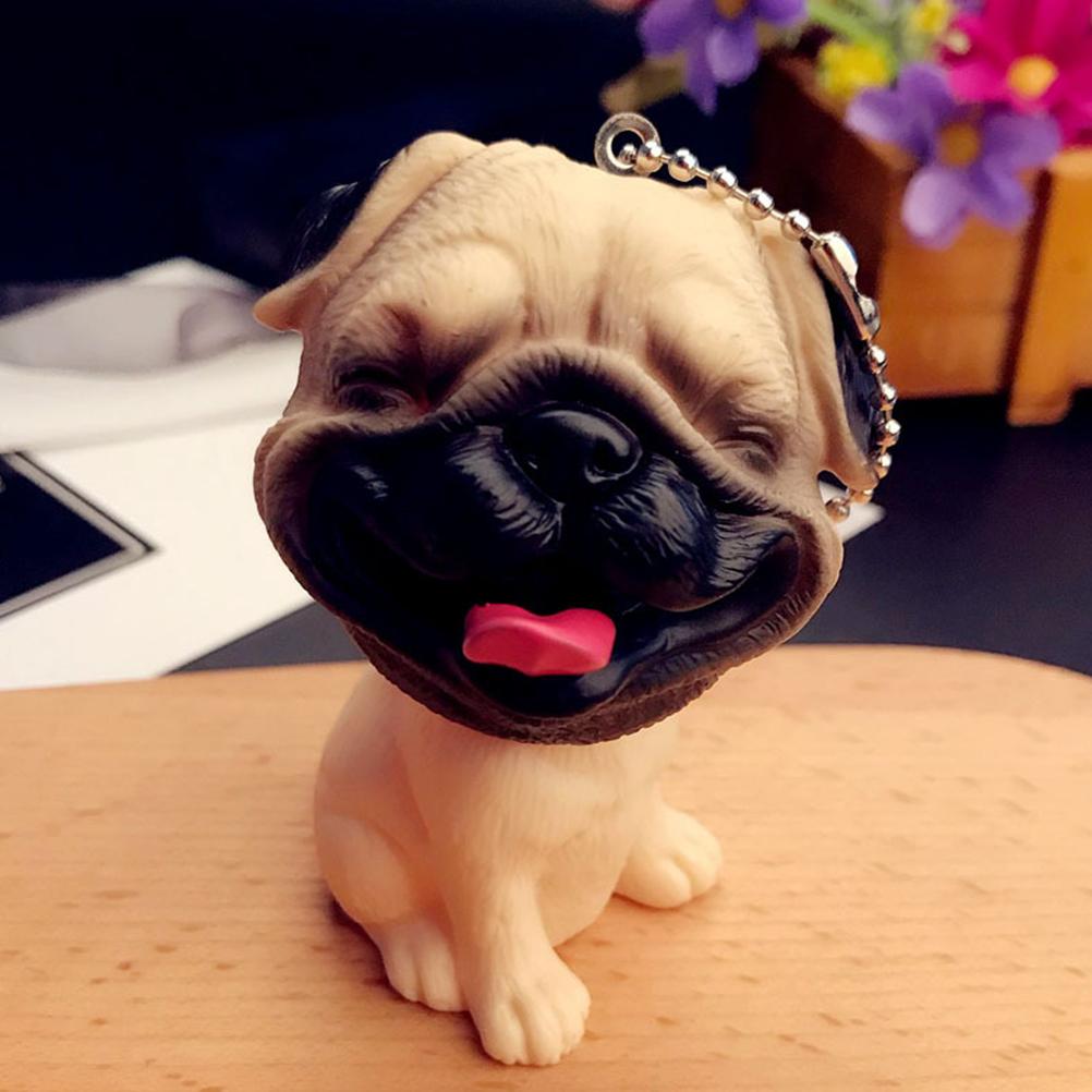 Buy 3Pcs Keychains Pet Dog Shape Teddy Creative Key Holder Key Ring ...