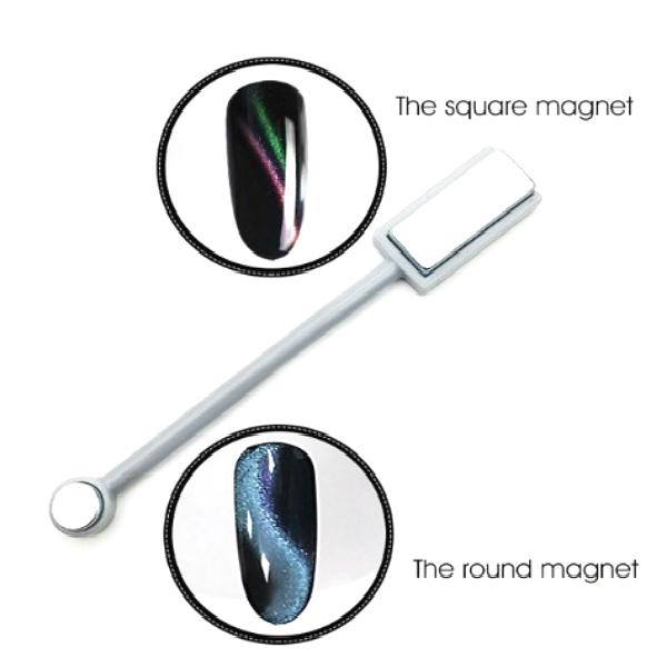 Buy 1pc Double Head Cat Eye Gel Megnet Stick Strong Effect Sticker ...