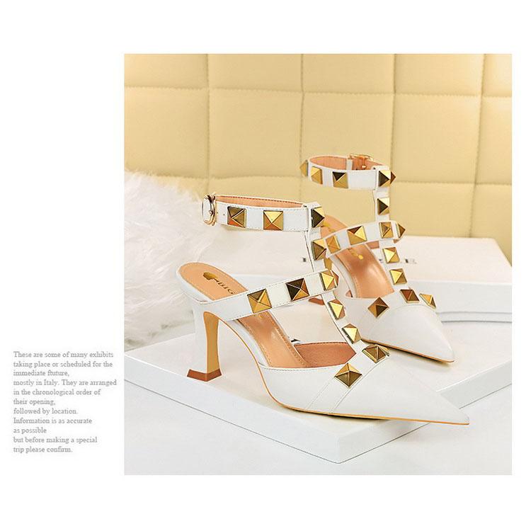 Cheap Women's Retro Sexy Summer High Heels Thick Heels High Heels ...