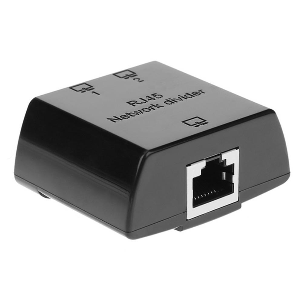 Buy 2pcs RJ45 Splitter 1 To 2 Female LAN Ethernet Network Cable Divider ...