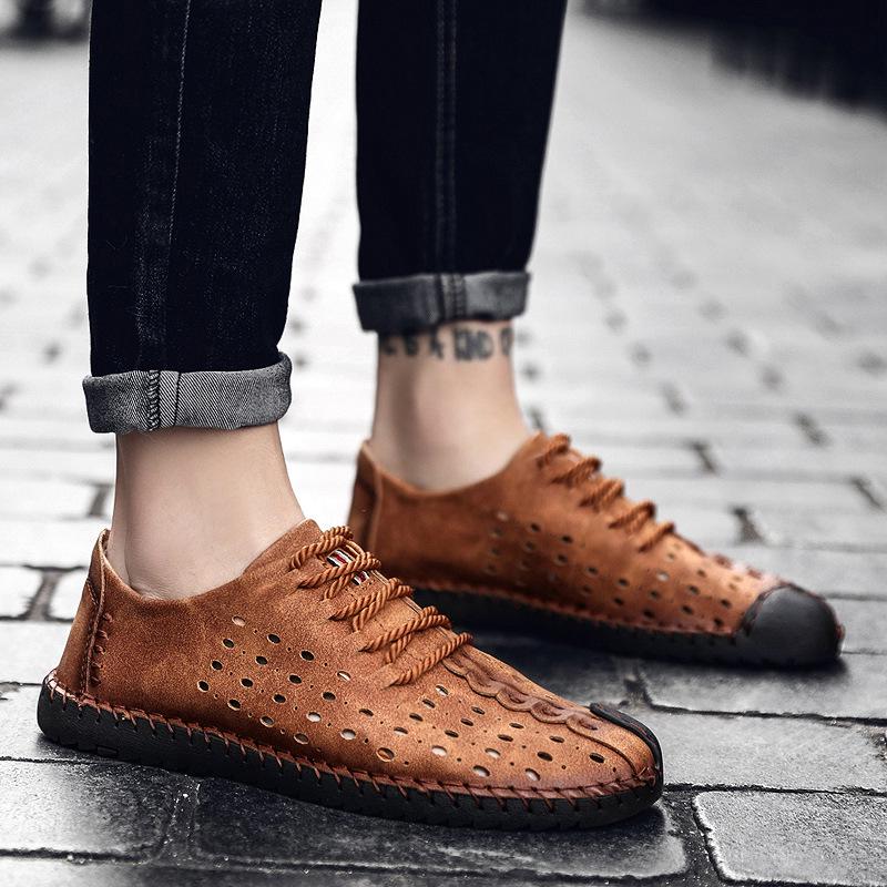 Buy Spring Men's Single Shoes Non-slip Peas Shoes Casual Men's Shoes at ...