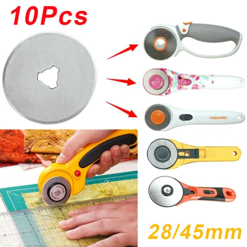 10 Pcs Rotary Cutter Replacement Blade Roller Cutter Blade Sewing ...