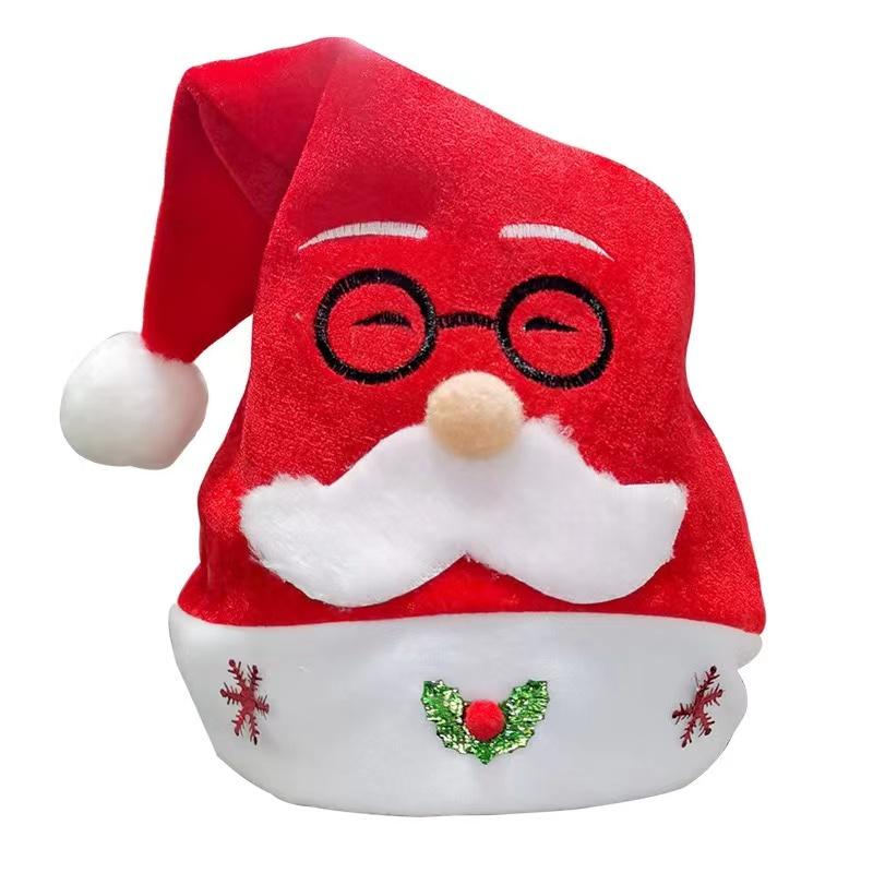 Buy Merry Christmas Hat New Year Navidad Cap Snowman ElK Santa Claus ...
