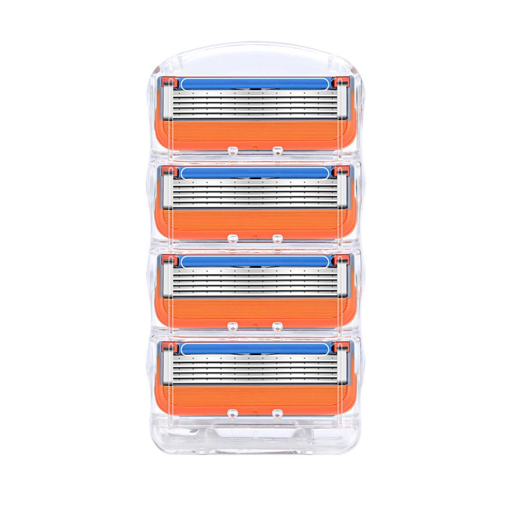 Buy 4 Pcs Manual Shaving Male Razors Blade Shaving Safety Razor Head ...