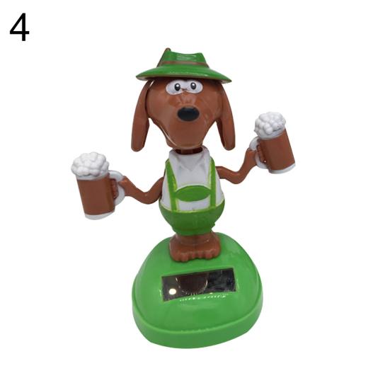 Cheap Solar Power Dancing Dog Shape Car Dashboard Interior Ornament ...