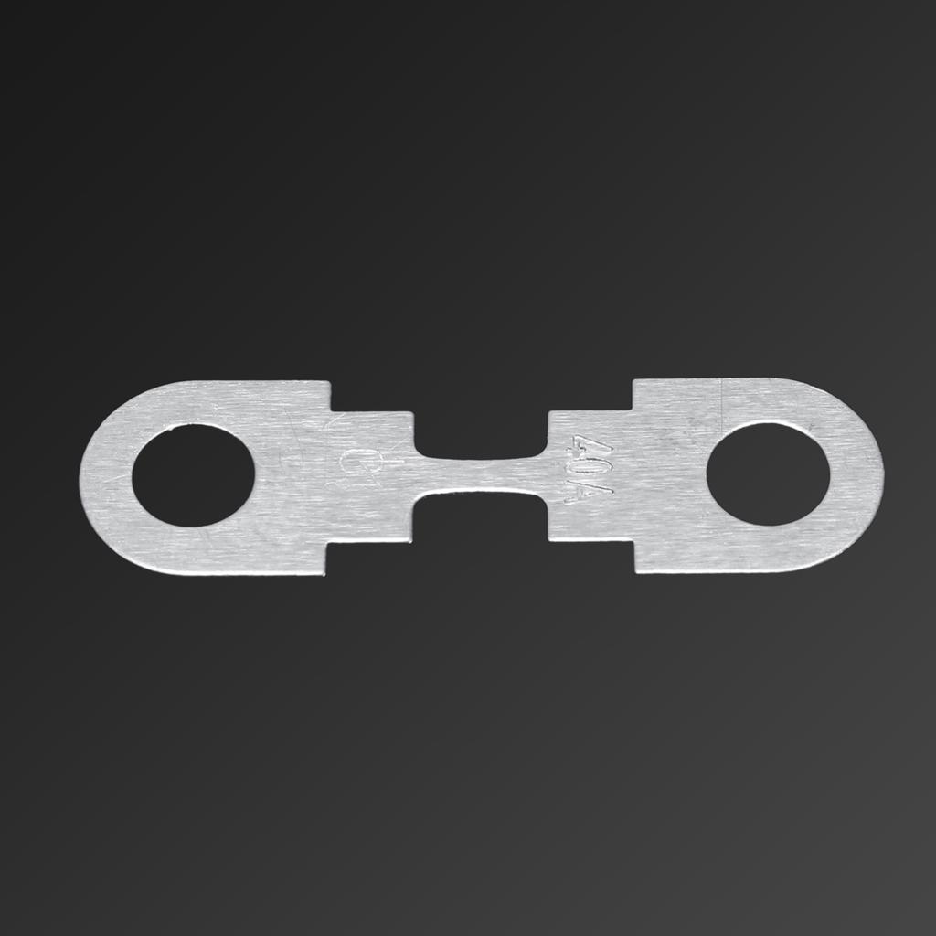 12V 40A Silver Metal Fuse Strip Flat For VW Audi Seat Ford Car ...
