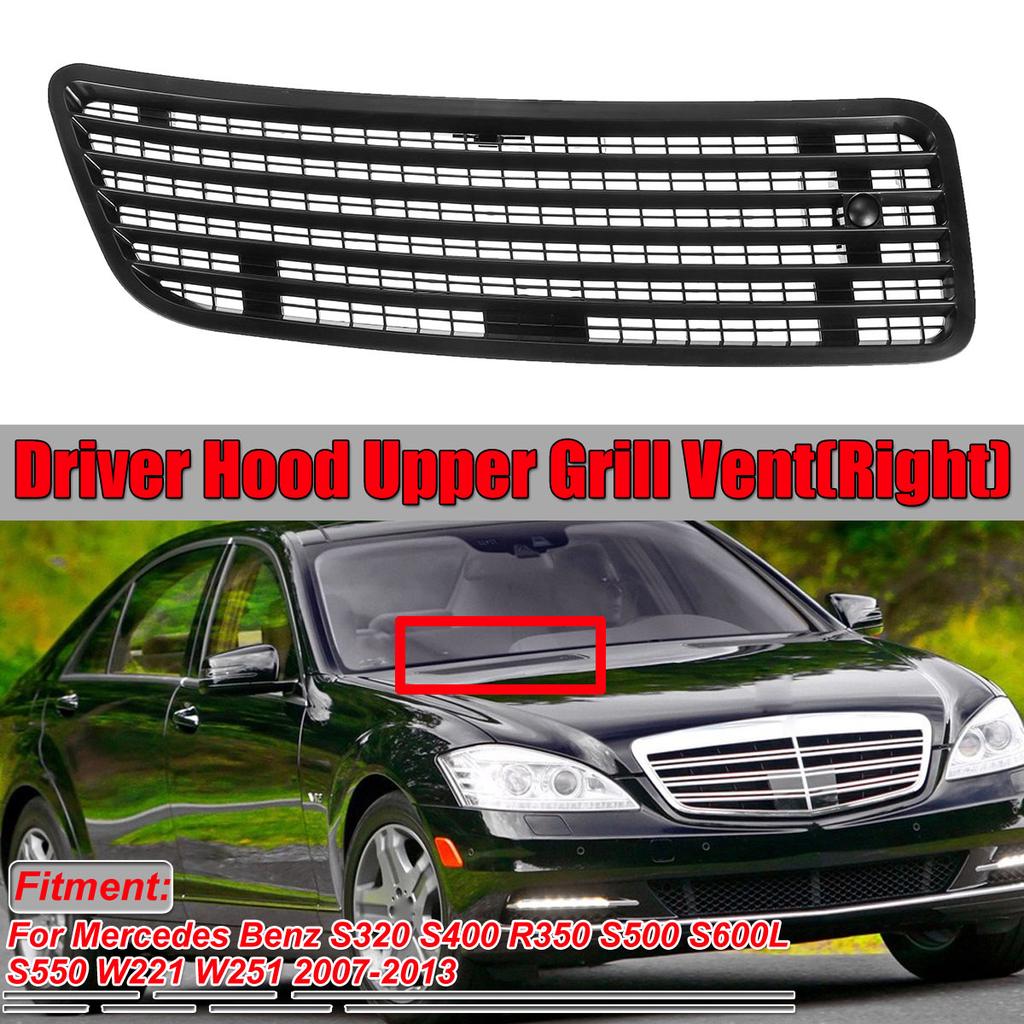 Right Driver Hood Upper Grill Vent For Mercedes Benz S320 S400 R350 ...
