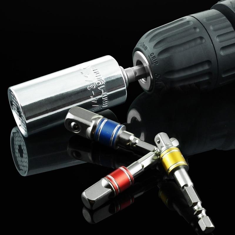 Buy 3pcs Socket Adapter Set Hex Shank To 1/4 at affordable prices ...