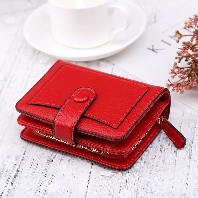 Cheap Women Wallets Luxury Brand Red Black Small Mini Coin Purse Hasp ...