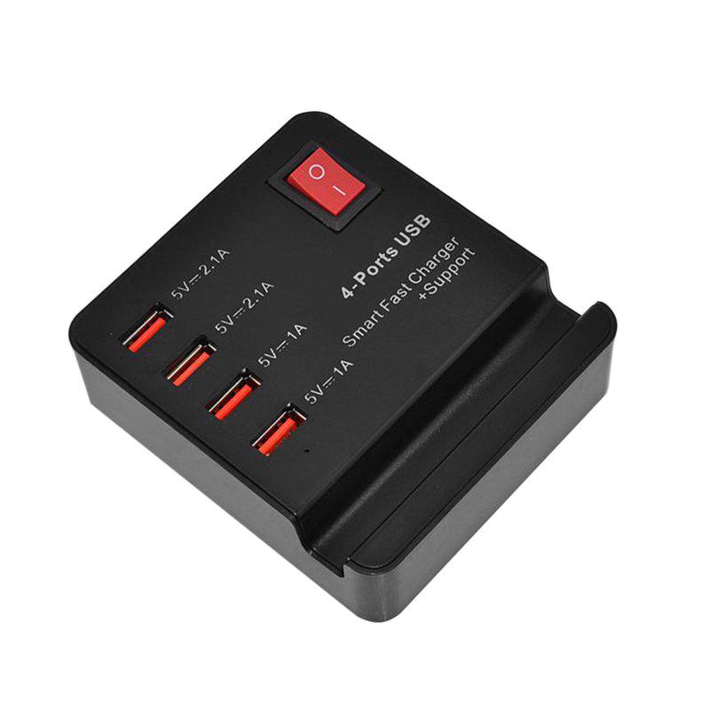 Buy Portable 4 USB Digital Charger Desktop Charger with Charging Cradle ...