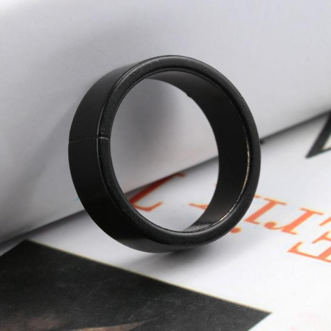 18/19/20/21mm Solid Color Magnetic Magic Ring Finger Trick Gimmick Prop ...