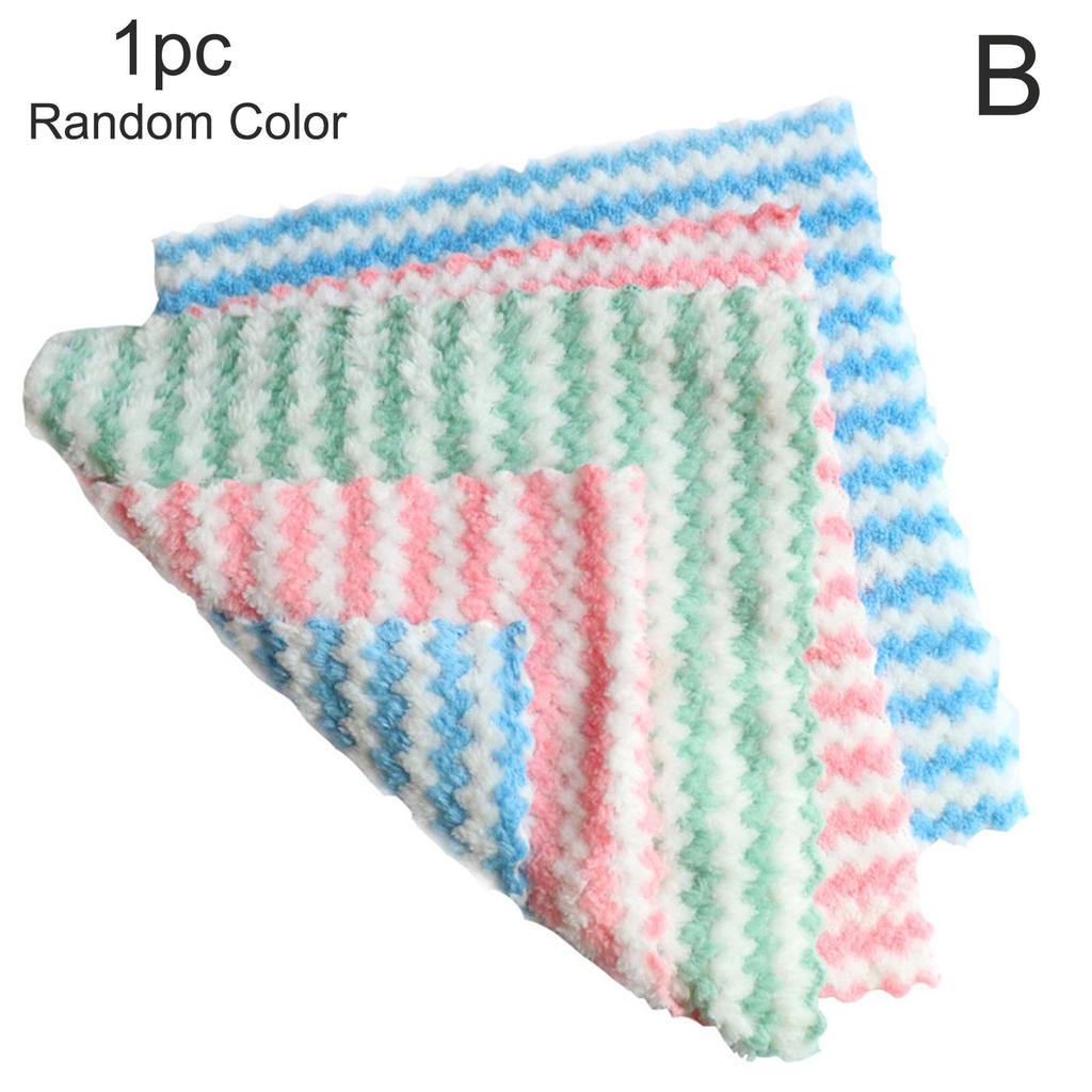 Cheap Kitchen Anti-Grease Wiping Rags Microfiber Wipe Cleaning Washing ...