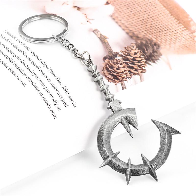 Game Dark Souls 3 Keychain Thorns Soft Whip Llavero Crescent curved ...