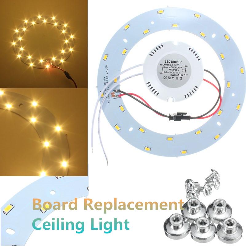 Buy Super Bright 5730 SMD LED Panel Circle Annular Fixtures Ceiling ...