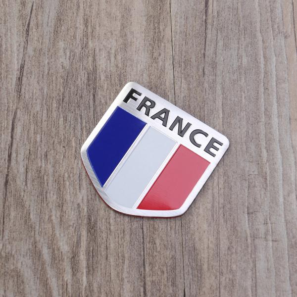 Buy FRANCE Car Emblem Sticker National Flag Bumper Badge Decal Car Body ...
