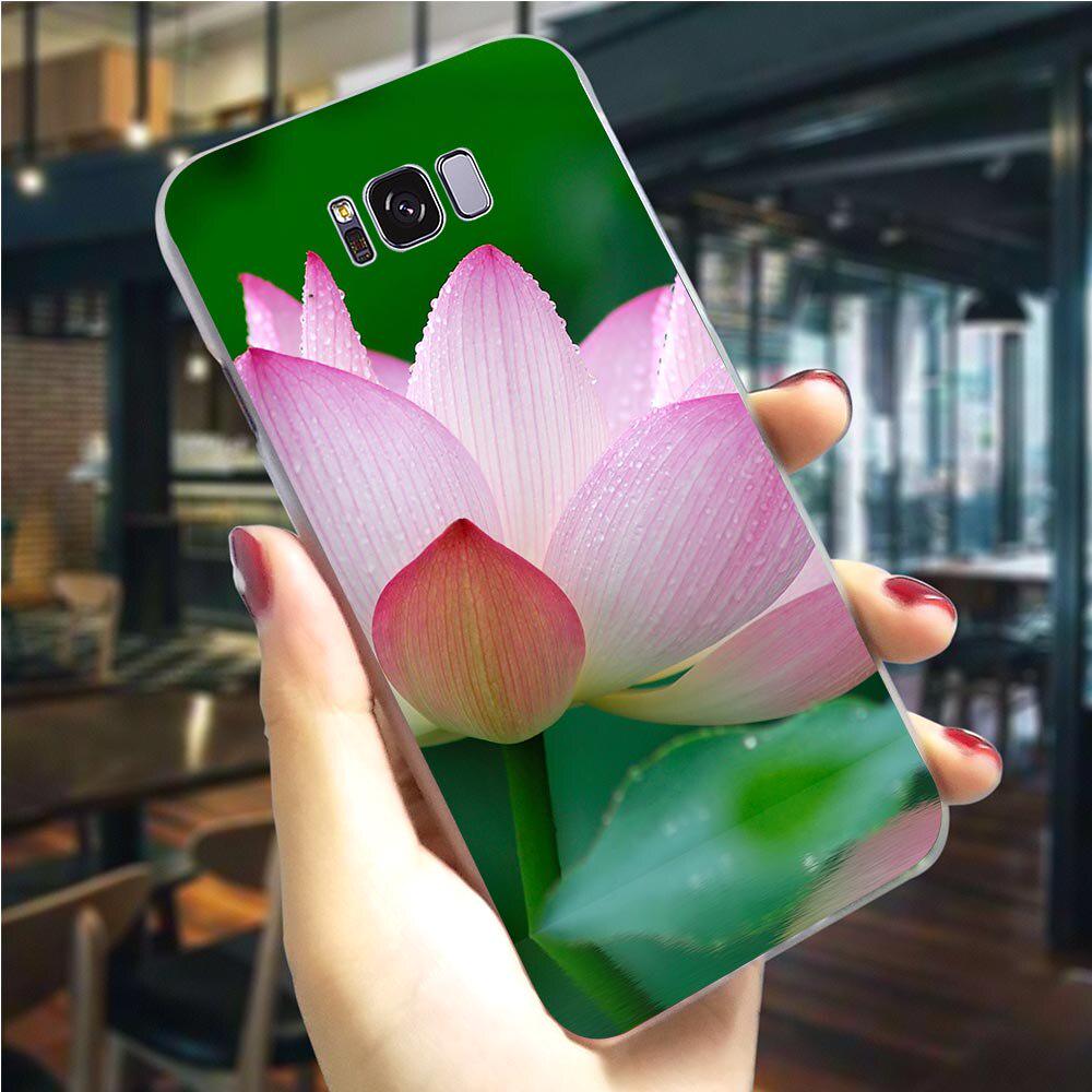 Buy Flower Lotus Phone Case for Samsung A3 2017 Cover A5 A6 A7 A8 A9 ...