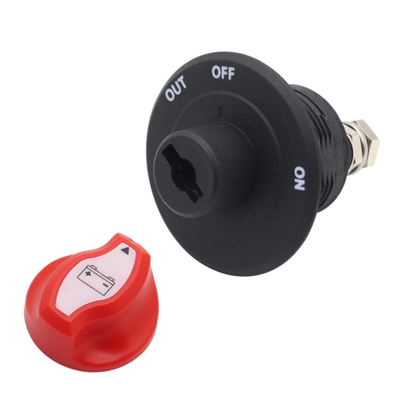 Car Battery Switch Detachable Knob 150A Battery Disconnect Main Power ...