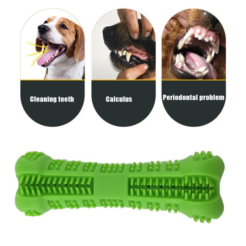 Pet Dog Bone-shape Toothbrush Brushing Chew Toy Stick Teeth Cleaning ...
