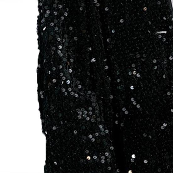 Buy Chic Glitter Loose Blazer All Match V-neck Spring Jacket for Emcee ...