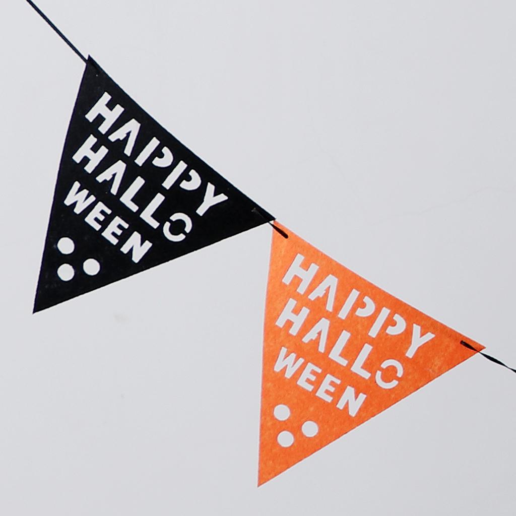 Buy Happy Halloween Bunting Banner Pennant Garland Party Hanging Decor ...