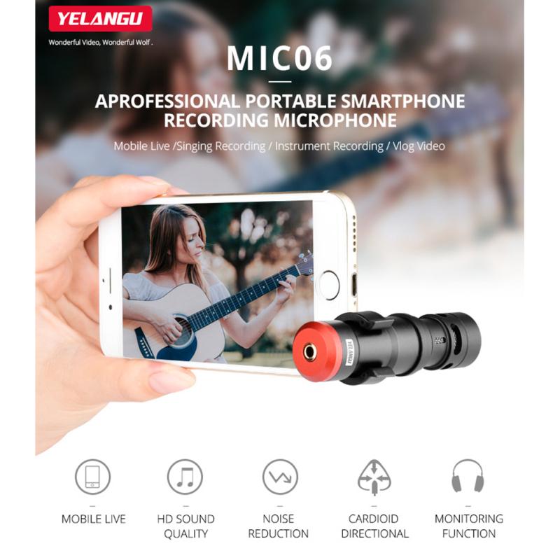 Buy Universal Microphone Mobile Phone Direct Plug-in Interview ...