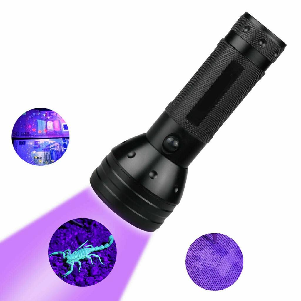 Buy Dagu Portable UV Ultra Violet LED Flashlight Purple Mini Blacklight ...