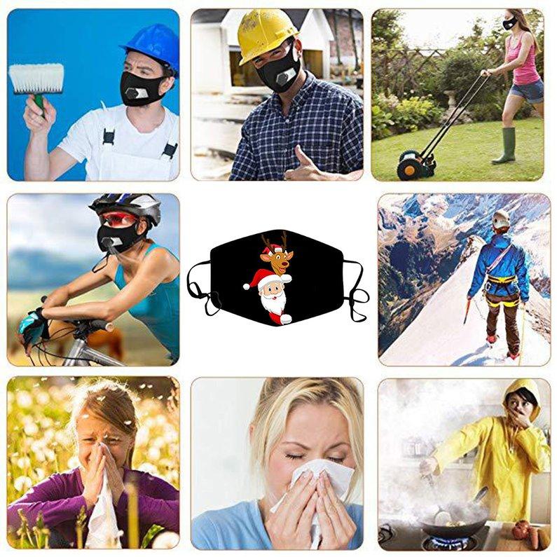 Buy Y-3C Halloween Protective Mask Resuable Halloween Style Printed Mas ...