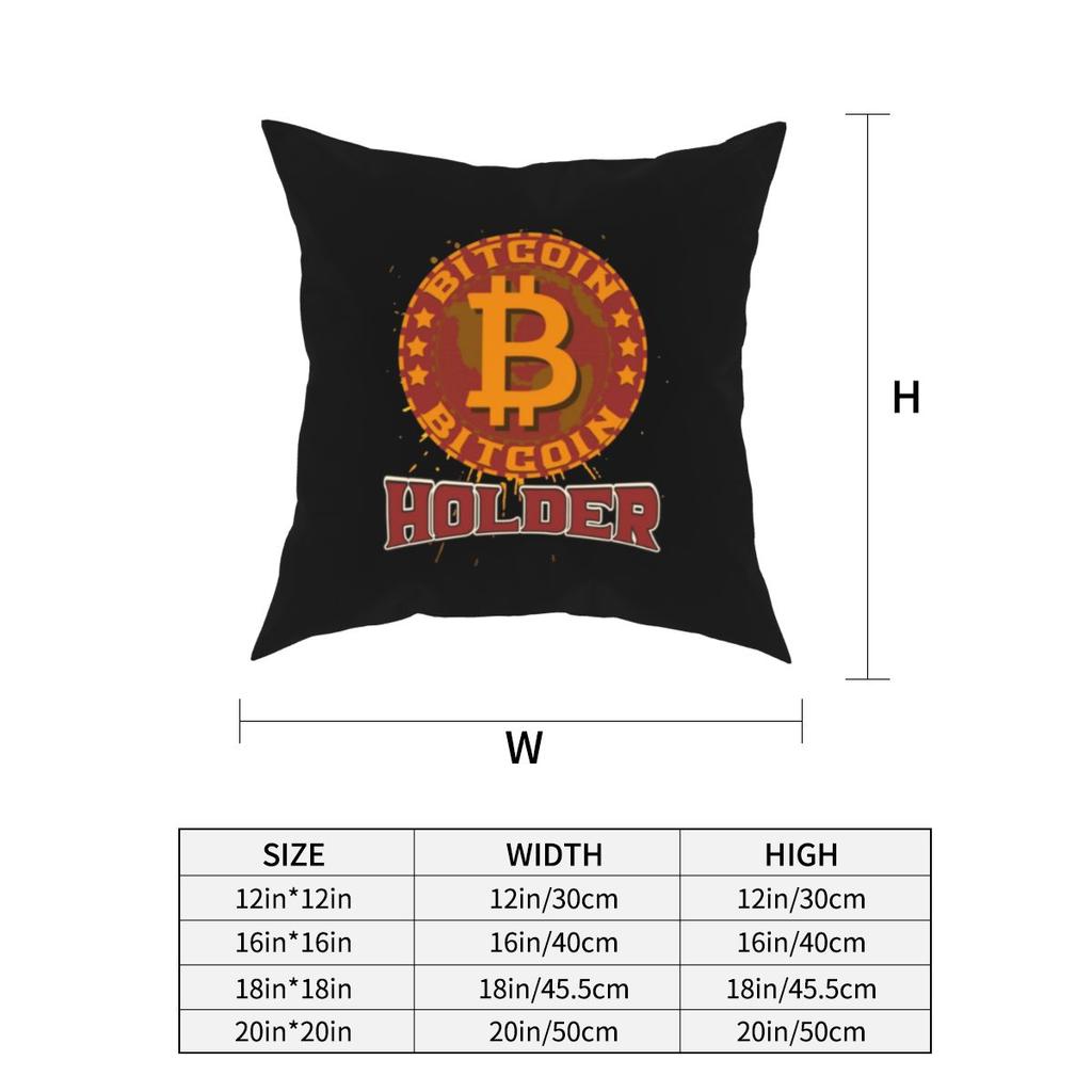 Satın alın Bitcoin Holder Pillow Case Crypto Cryptocurrency Currency ...