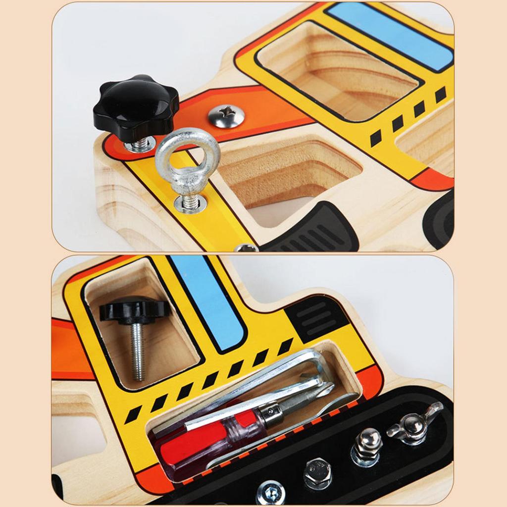 Wood Screw Toys | Screw and Nut Combination Disassembly Toy with Water ...