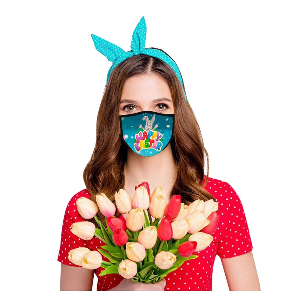 Buy 10PCS UniseX Happy Easter Reusable Washable Safe Protection Face ...