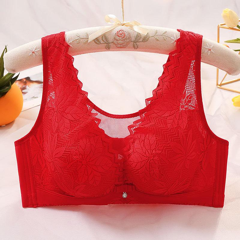Cheap Lace Bra Plu Size Underwear Push Up Bra for Women Full Cup Thin ...