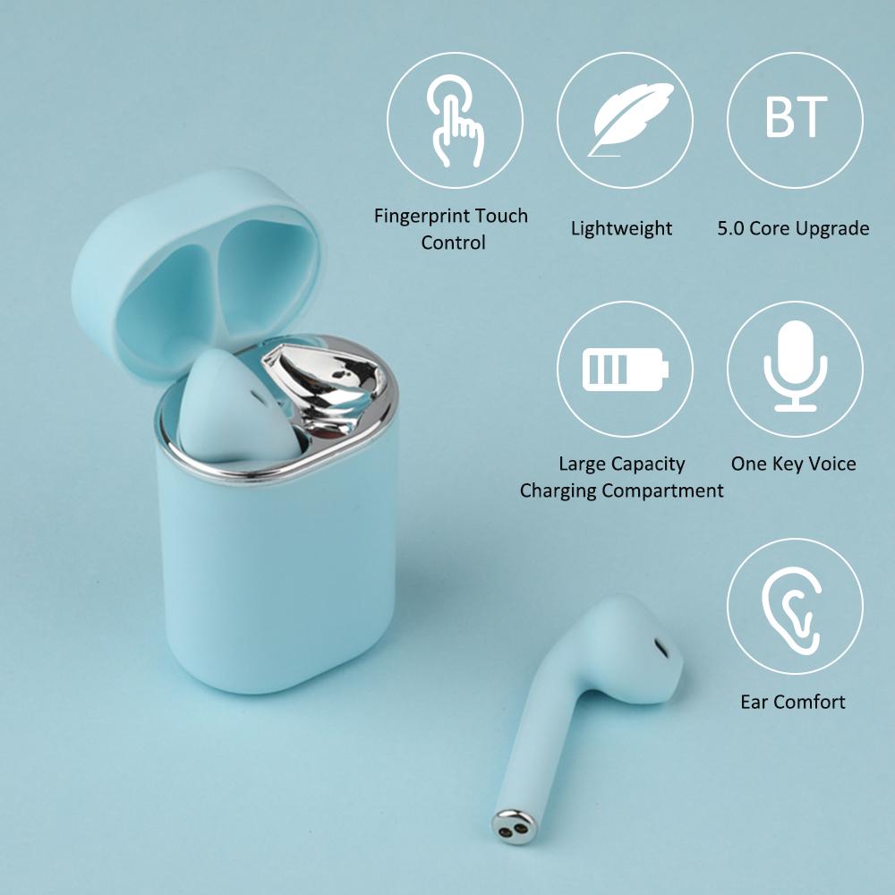 Buy TWS-S9mini Stereo Wire-less BTV5.0 Earbuds Headphones in-Ear ...
