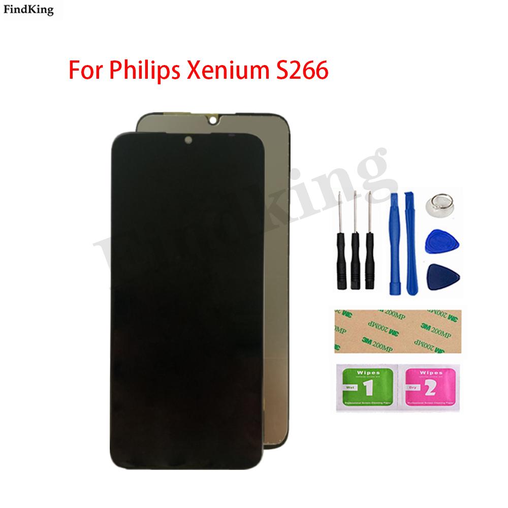 Buy For Philips Xenium S266 LCD Display Touch Screen For Philips Xenium S566 Digitizer Panel ...