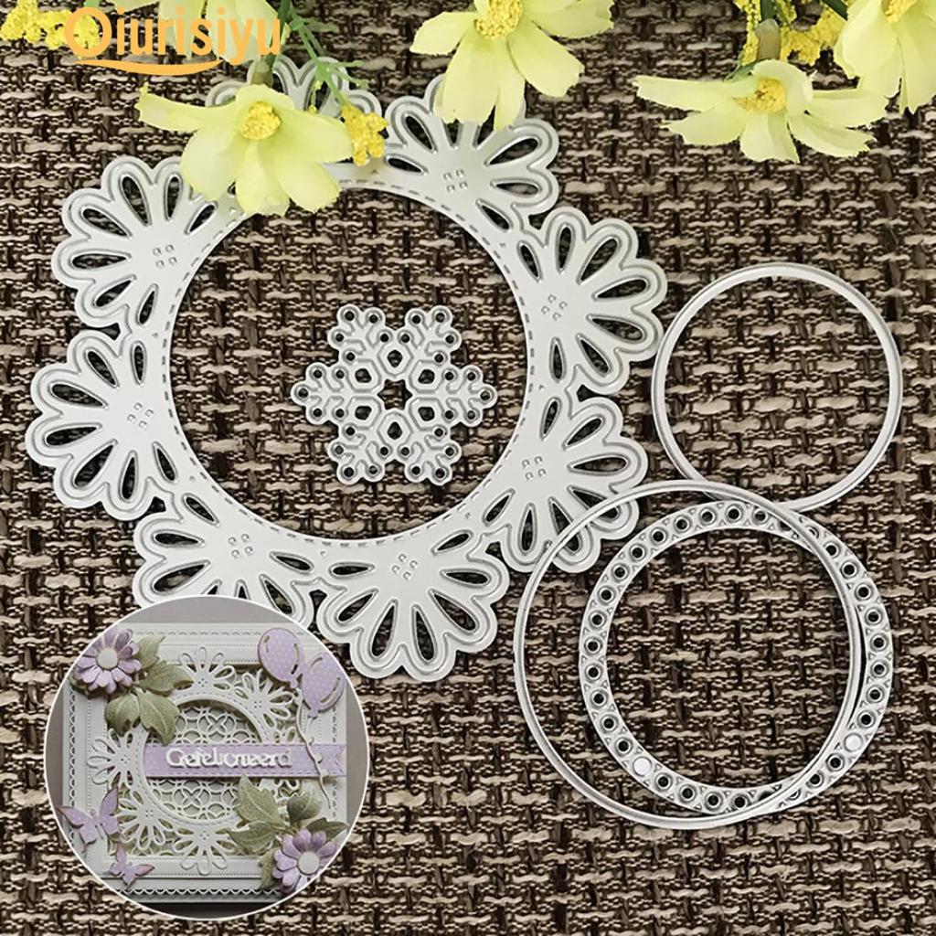 Buy Snowflake Metal Cutting Dies Handmade Scrapbooking Paper Cards ...