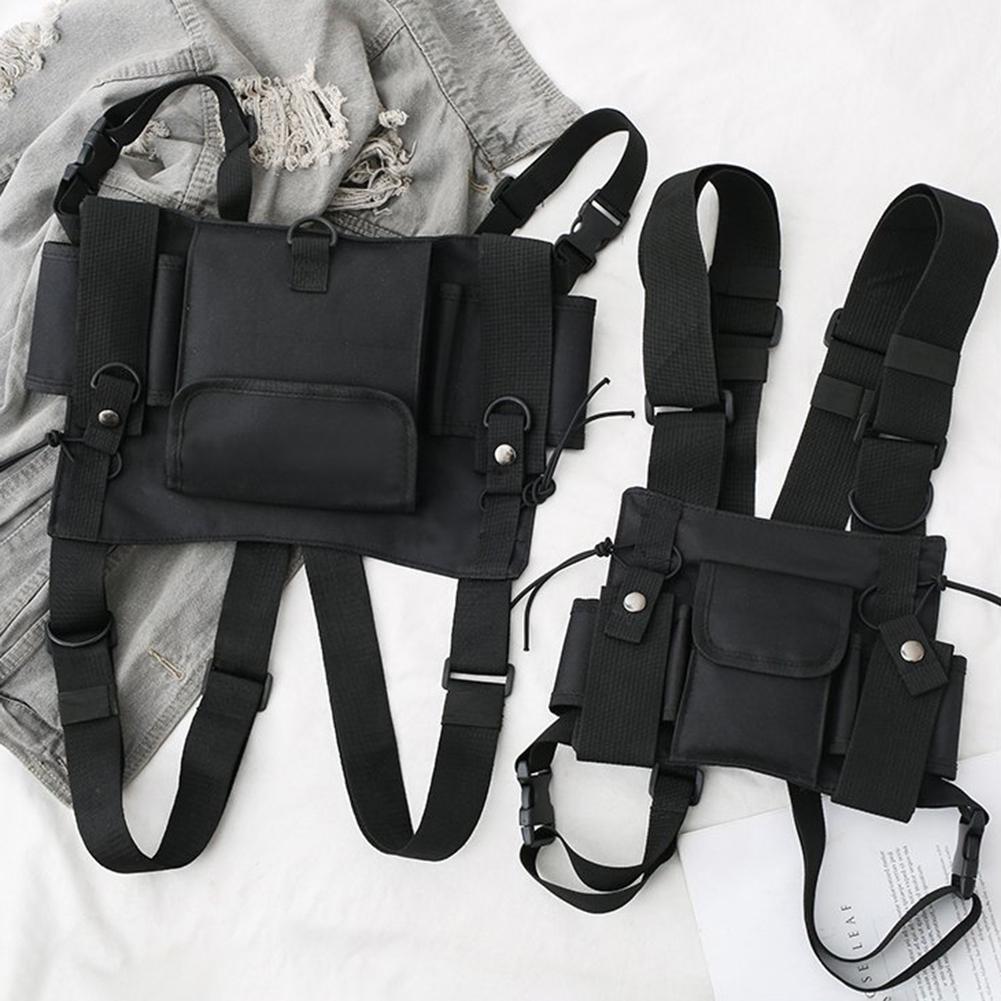 Buy Fashion Outdoor Unisex Chest Adjustable Vest Bag Double Shoulder ...