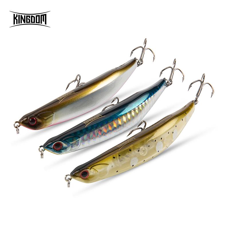 Buy Kingdom Floating Pencil Fishing Lures 110mm/10g 86mm/6.5g Hard ...