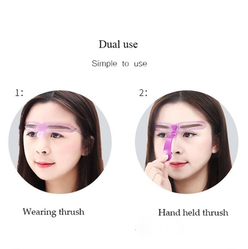 Buy 8PCS/SET Eyebrow Shaper Makeup Template Eyebrow Grooming Shaping ...