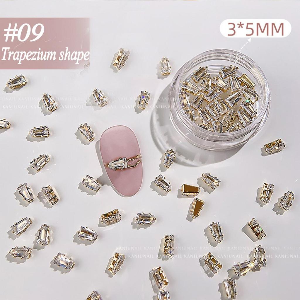 Buy 10 Pcs/Set New DIY Multi-Size 3D Mini Zircon Nail Diamonds Nail ...