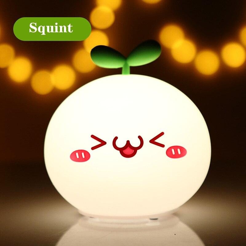 Buy LED Night Light Anime Figure USB Soft Silicon Touch Sensor Cartoon ...