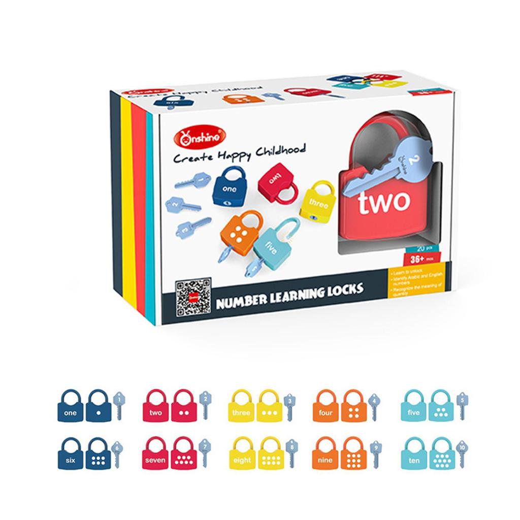 Buy Kids Learning Locks with Keys Educational Toys Child Match Puzzle ...